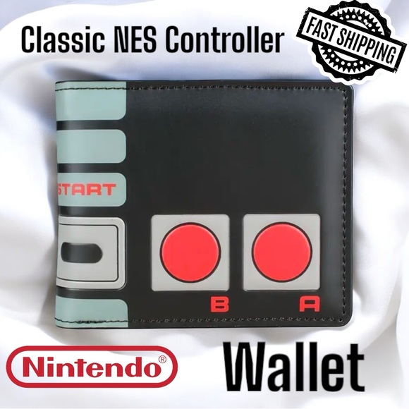 unbranded | Bags | Nintendo Nes Controller Design Wallet With ...